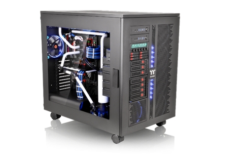 New Thermaltake TT Premium Core WP200 and W200 Super-Tower Chassis Dual System in One